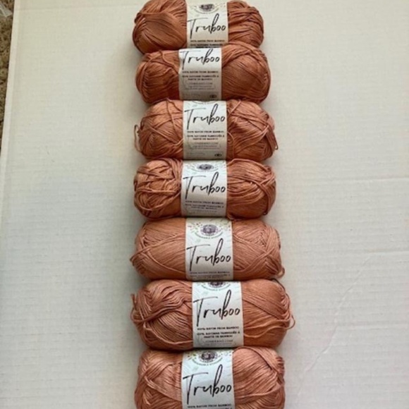 Lion Brand Yarn | Other | Lion Brand Truboo Yarn 7 Skeins Sienna | Poshmark